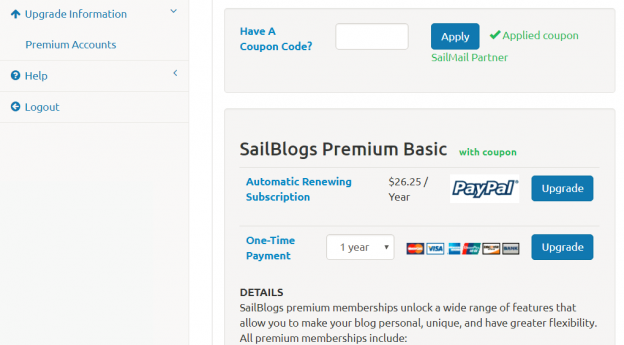 Sending Position Report to SailBlogs | SailMail